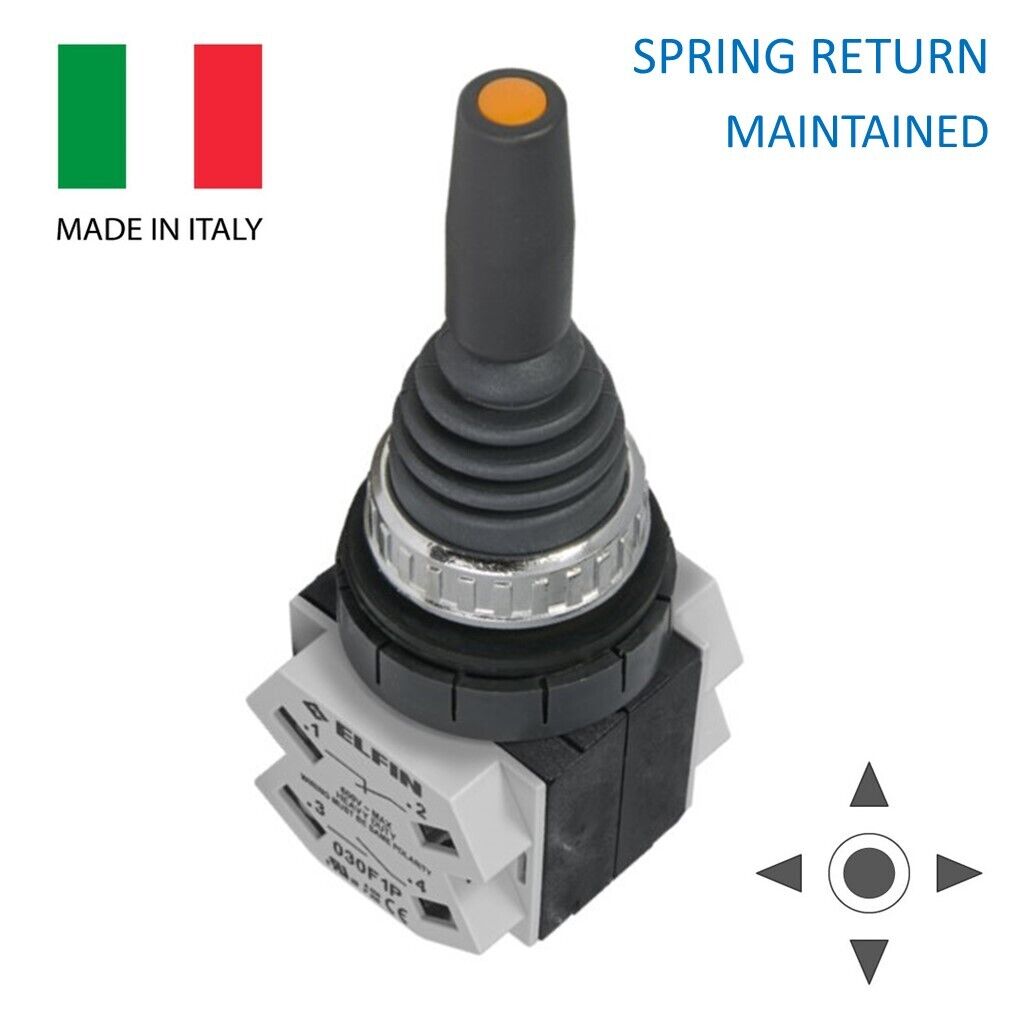 4-Position Control Joystick Switch Maintained/Spring Return 2 N.O.+2 N ...