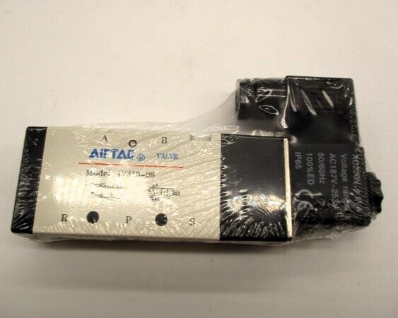 Airtac Pneumatic Air Single Solenoid Valve 5/2 Way, 4V310-08, 1/4", AC220V - sensors-trade