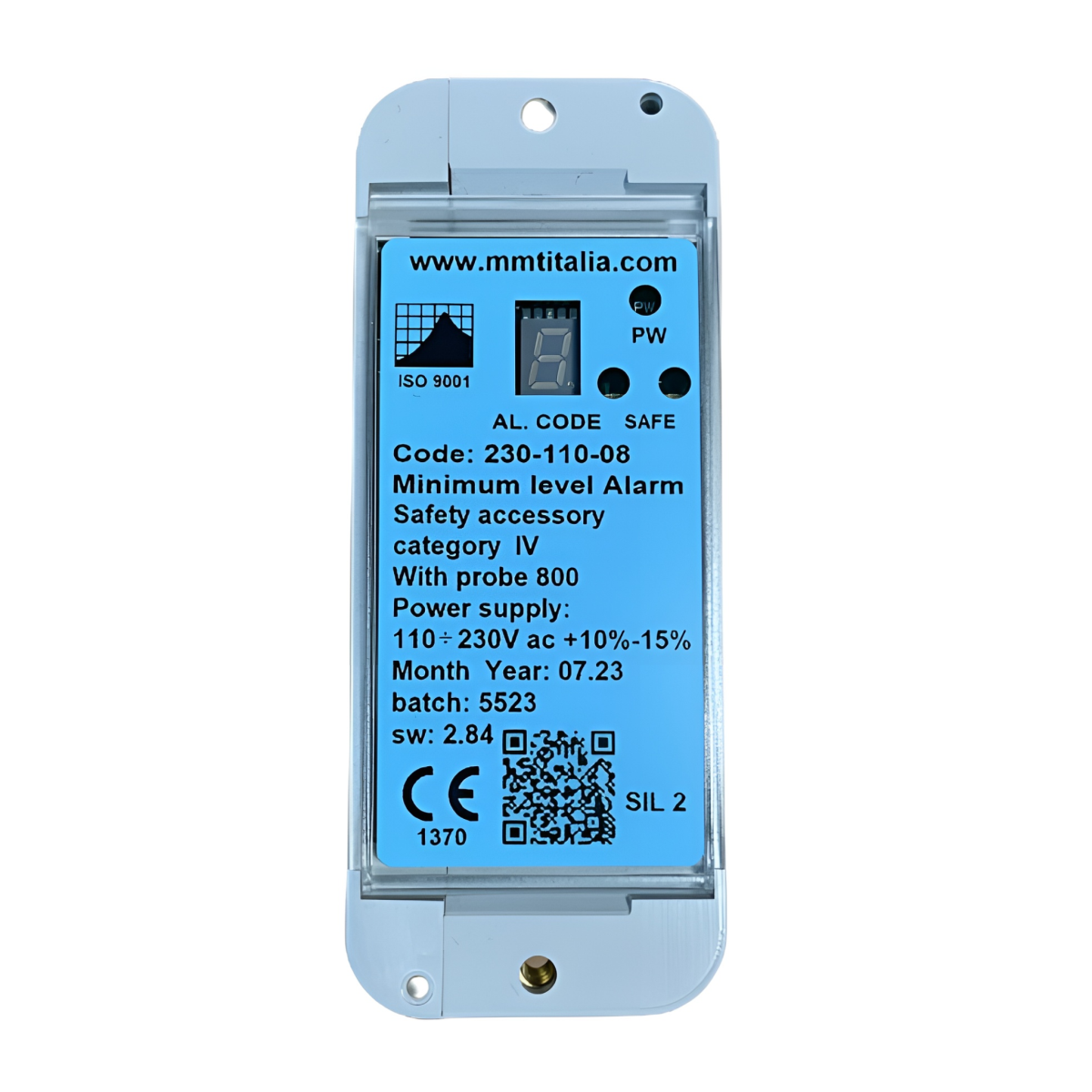 MMT Electronic Self Testing Conductivity Level Switch, 110÷230Vac DIN ...