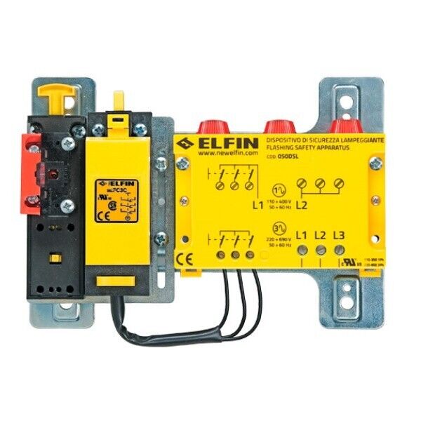 New Elfin 3-Phase Flashing Safety Device 220-690V, Limit Switch 1 NC ...