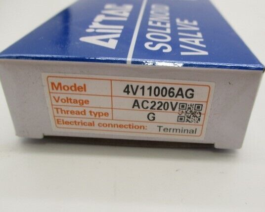 Airtac Pneumatic Air Single Solenoid Valve 5/2 Way, 4V110-06, 1/8, AC220V for sale | sensors-trade