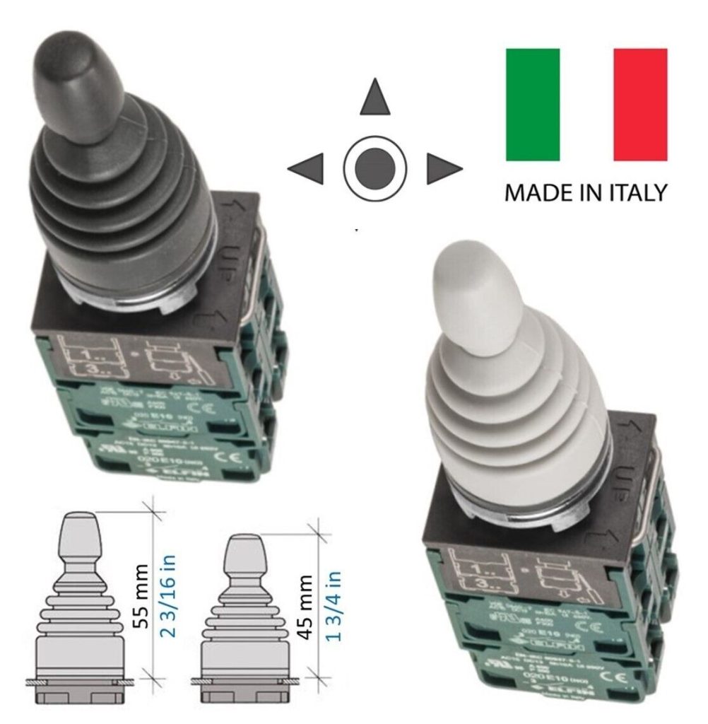 3-Position Control Joystick Switch Maintained and Spring Return 2NO+1NC ...